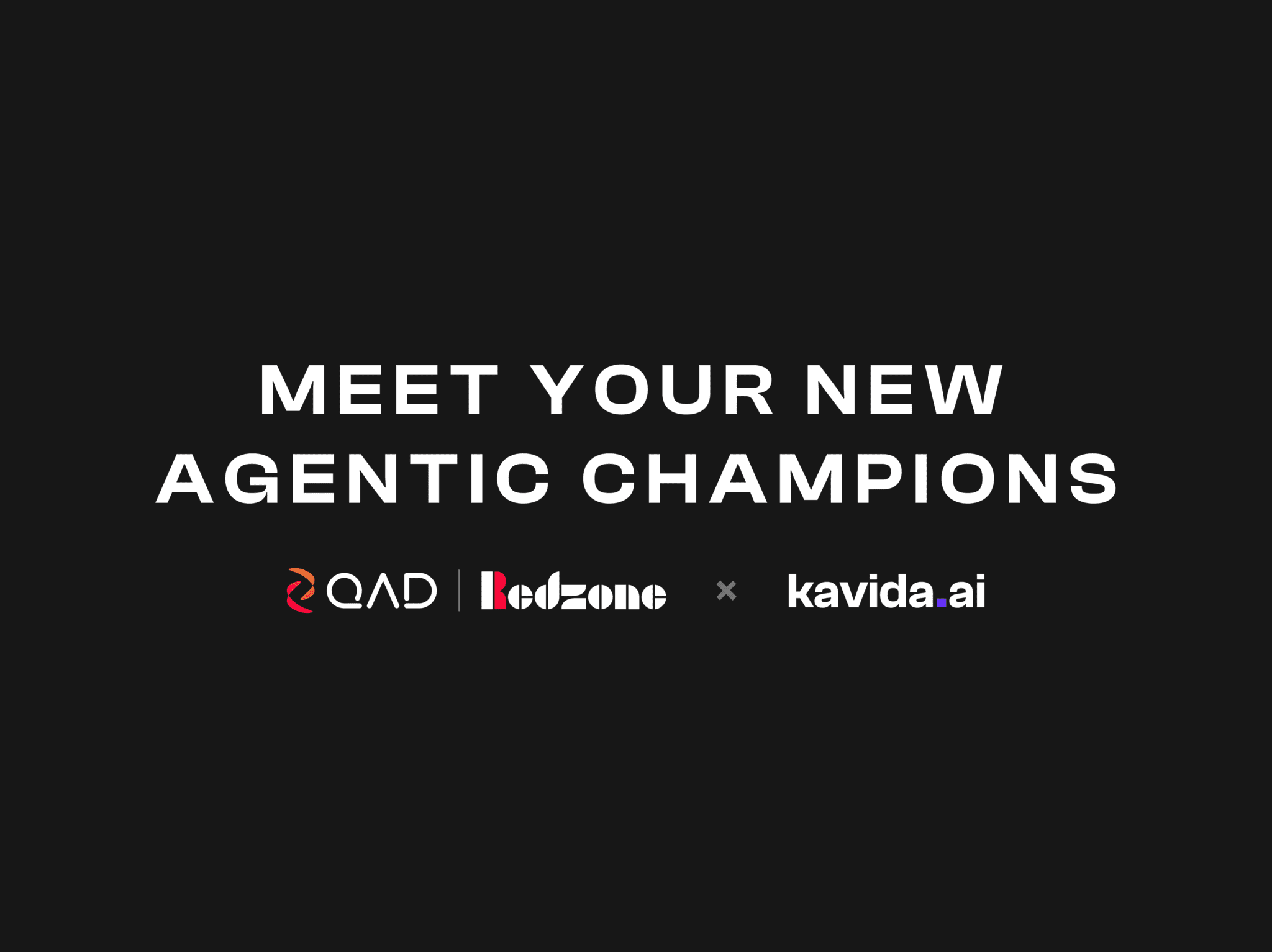 Kavida Joins QAD Redzone | Meet Your New Agentic Champions